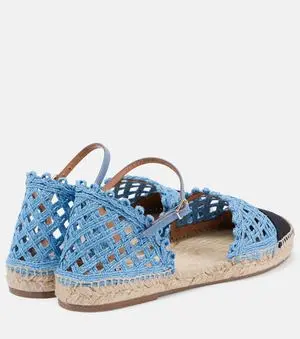 AQUAZZURA Sunburst Raffia Espadrille Sandals