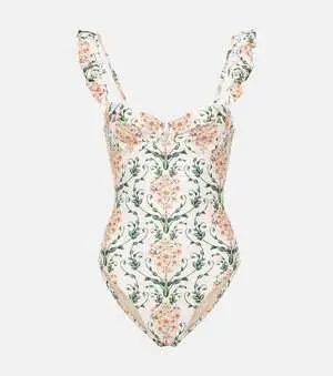 Agua Bendita Ajonjoli Swimsuit - White