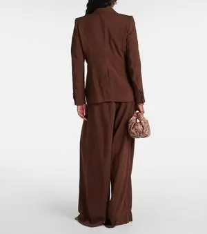 Dries Van Noten Double-breasted Blazer - Brown