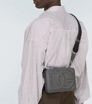 Dolce & Gabbana Leather Camera Bag - Grey