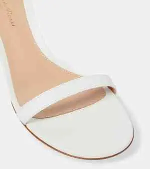 GIANVITO ROSSI Gaeta 45 Leather Sandals - White