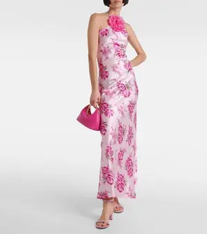 GIANVITO ROSSI Gaeta 45 Suede Sandals - Pink