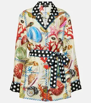 Dolce & Gabbana Capri Printed Silk Shirt - Multicoloured