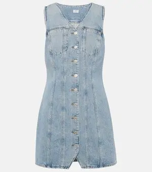 AGOLDE Trina Mini Denim Dress