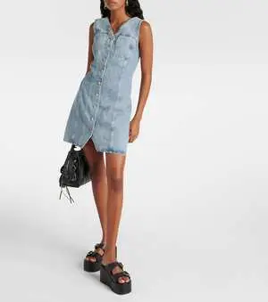 AGOLDE Trina Mini Denim Dress