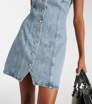 AGOLDE Trina Mini Denim Dress