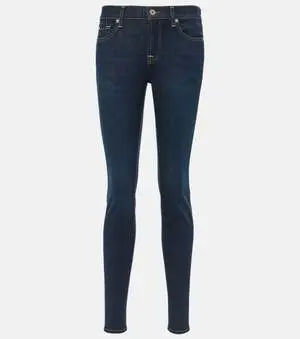 7 For All Mankind The Skinny Mid-rise Jeans