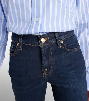 7 For All Mankind The Skinny Mid-rise Jeans