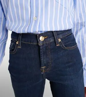 7 For All Mankind The Skinny Mid-rise Jeans