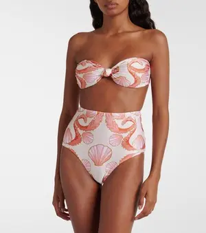 ADRIANA DEGREAS Seashell High-rise Bikini