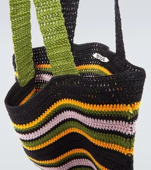 BODE Harbor Stripe Crochet Tote
