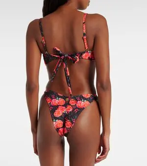 BANANHOT Lenny Floral Bikini Top