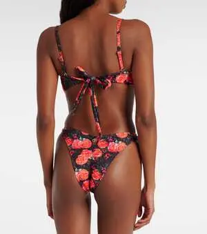 BANANHOT Lenny Floral Bikini Top