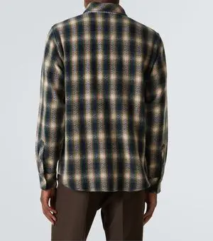 GOD'S TRUE CASHMERE Tartan Cashmere Shirt