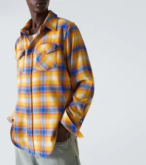 GOD'S TRUE CASHMERE Tartan Cashmere Shirt - Multicoloured