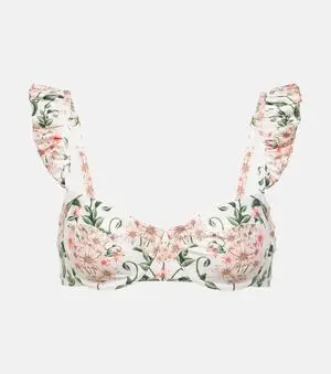 Agua Bendita Agua By Agua Bendita Margarita Amanecer Bikini Top Multicoloured