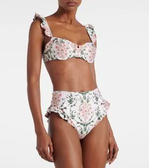 Agua Bendita Margarita Amanecer Bikini Top - Multicoloured