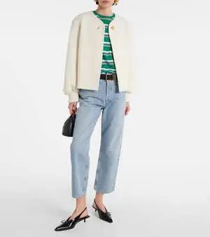 AGOLDE 90's Crop Mid-rise Straight Jeans