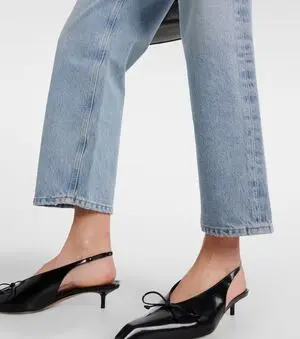 AGOLDE 90's Crop Mid-rise Straight Jeans