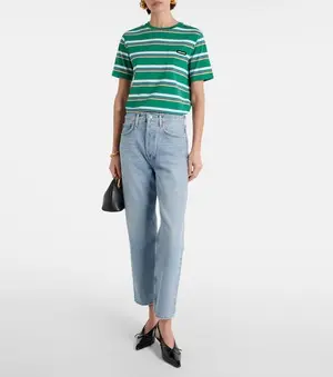 AGOLDE 90's Crop Mid-rise Straight Jeans
