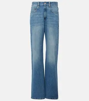 Brunello Cucinelli Mid-rise Wide-leg Jeans