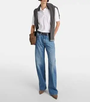 Brunello Cucinelli Mid-rise Wide-leg Jeans