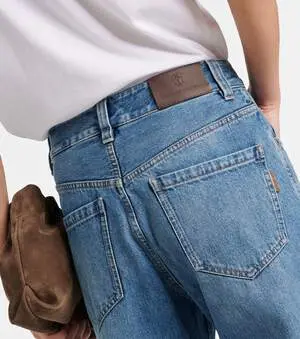 Brunello Cucinelli Mid-rise Wide-leg Jeans