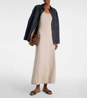 Brunello Cucinelli Cashmere Midi Dress