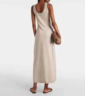 Brunello Cucinelli Cashmere Midi Dress