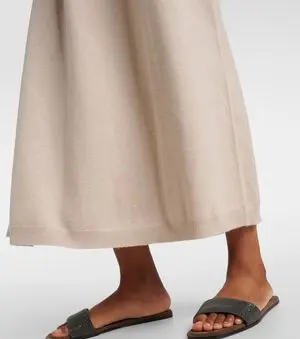 Brunello Cucinelli Cashmere Midi Dress