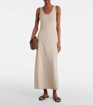 Brunello Cucinelli Cashmere Midi Dress