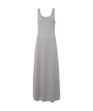 Brunello Cucinelli Cashmere Maxi Dress - Grey