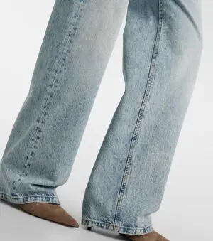 Brunello Cucinelli High-rise Straight Jeans - Blue