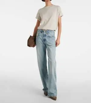 Brunello Cucinelli High-rise Straight Jeans - Blue