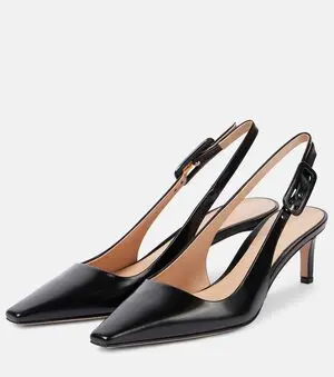 GIANVITO ROSSI Lindsay 55 Patent Leather Pumps - Black