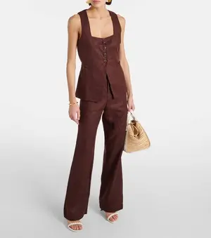 Faithfull The Brand Isotta High-rise Straight Pants