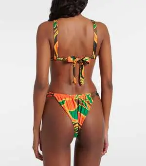Faithfull The Brand Andez Printed Bikini Bottom - Multicoloured