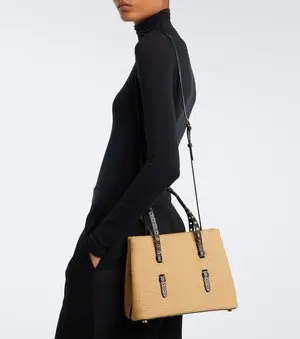 Alaïa Raffia-effect Top-handle Bag