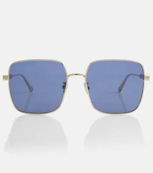 Dior Gold Square Sunglasses