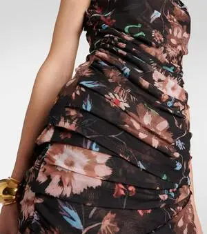 Dorothee Schumacher Sheer Flowers Draped Top
