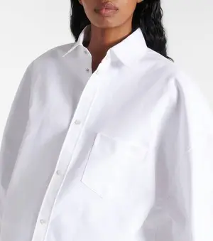 Balenciaga Oversized Cotton Poplin Shirt