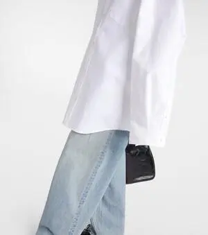 Balenciaga Oversized Cotton Poplin Shirt
