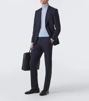 Brioni Appia Grained Leather Penny Loafers - Black