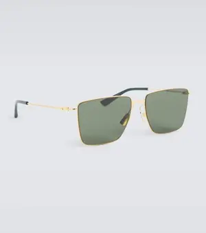 Bottega Veneta Ultrathin Rectangle Sunglasses