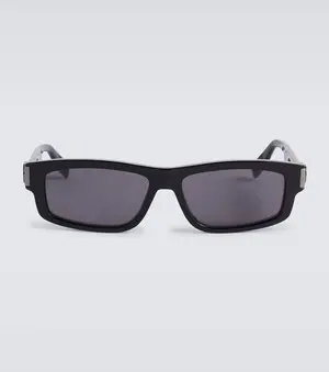 Dior Cd Icon S2i Rectangular Sunglasses - Black