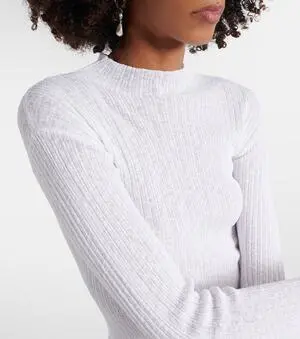 AYA MUSE Draped Jersey Minidress