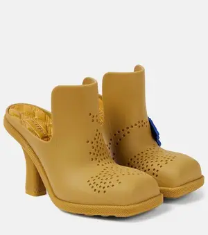 Burberry Ekd Mules - Brown