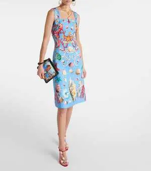 Dolce & Gabbana Capri Printed Minidress