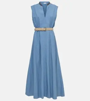 Brunello Cucinelli Plunge Day Dresses