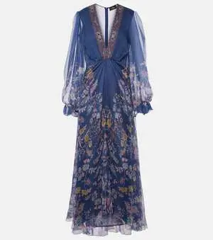 Etro Plunge Evening Dresses